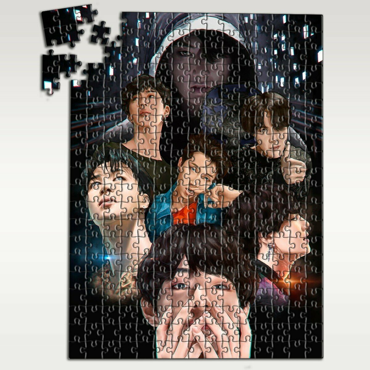 Пазл картонный А3: модель Музыка BTS - 6629 П
