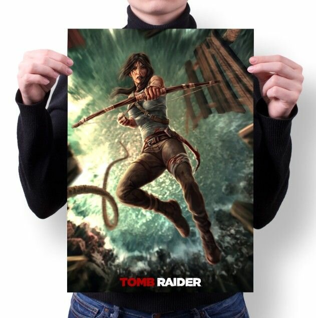 Плакат Расхитительница гробниц, Tomb Raider №10, А2