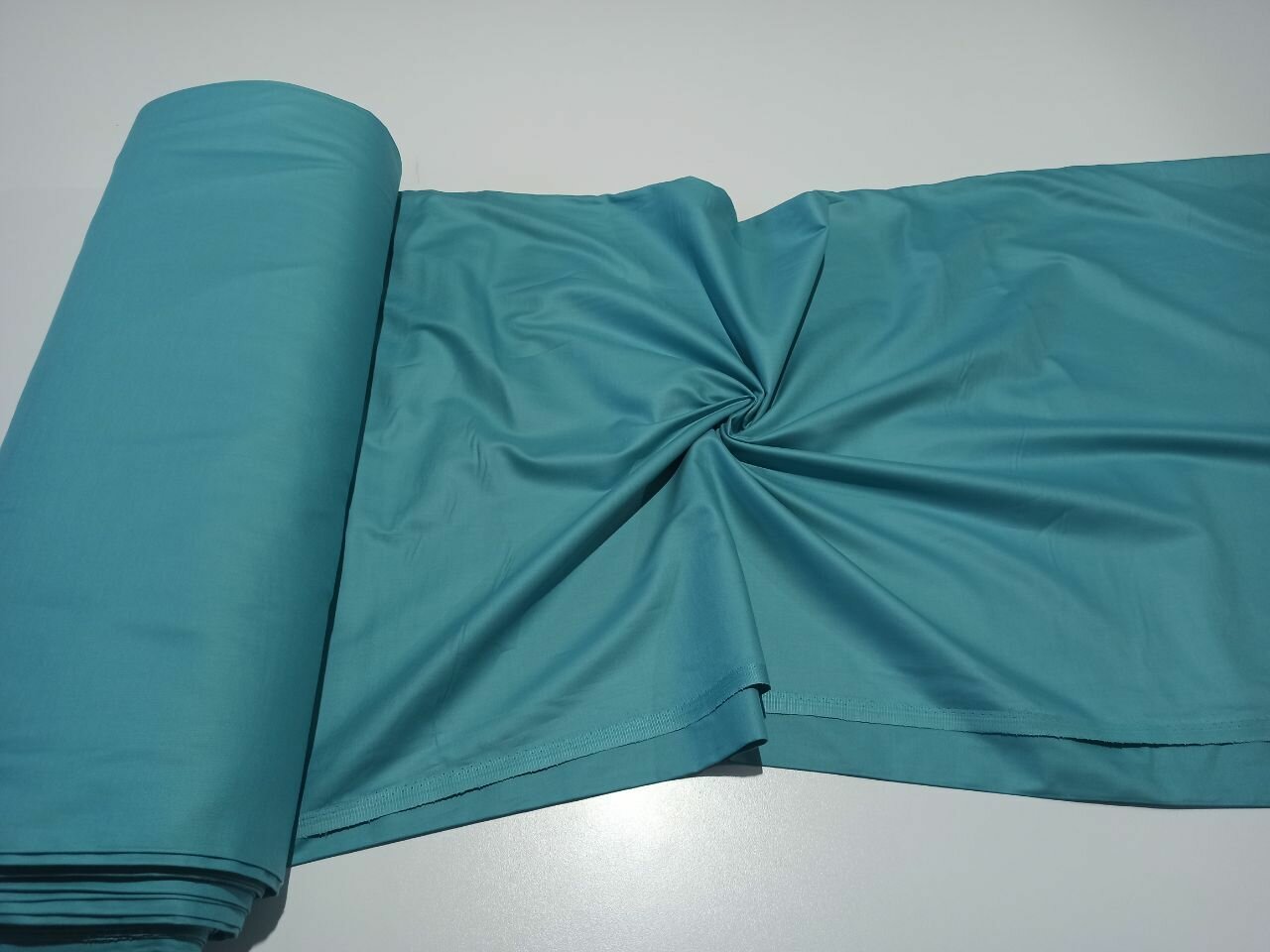 Ткань турецкий сатин люкс мерсеризованный, ширина 240см, длина отреза 1 метр, 100% хлопок