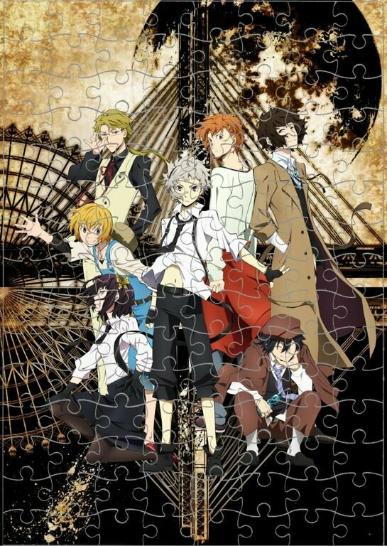 Пазл Великий из Бродячих Псов, Bungou Stray Dogs №7, A4