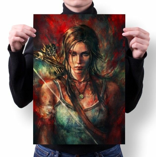 Плакат Расхитительница гробниц, Tomb Raider №11, А2