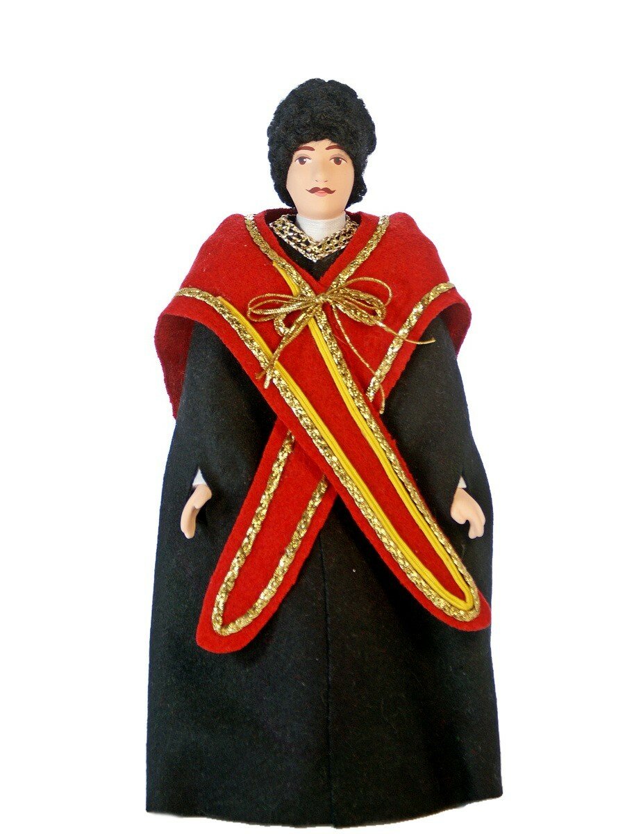 Кукла коллекционная Кабардинец в бурке