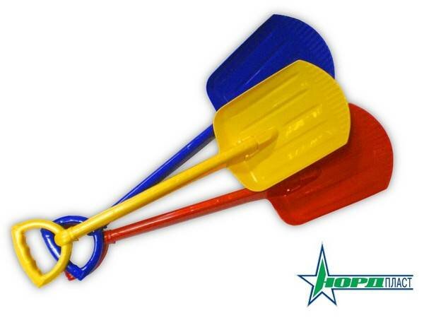 Лопатка для песка детская, 70 см (в асс) Нордпласт Н-130