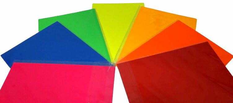 Картон цветной двусторонний А4,10шт/уп, в ассортименте