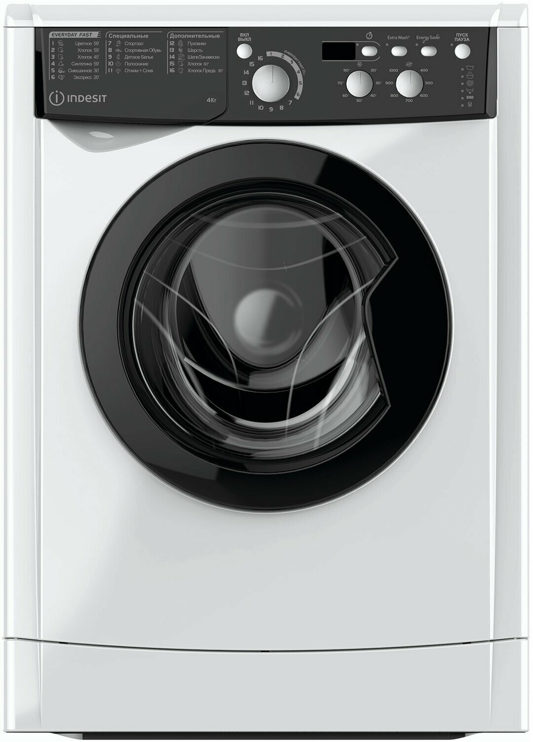 Стиральная машина Indesit MyTime EWUD 4105 BK CIS белый
