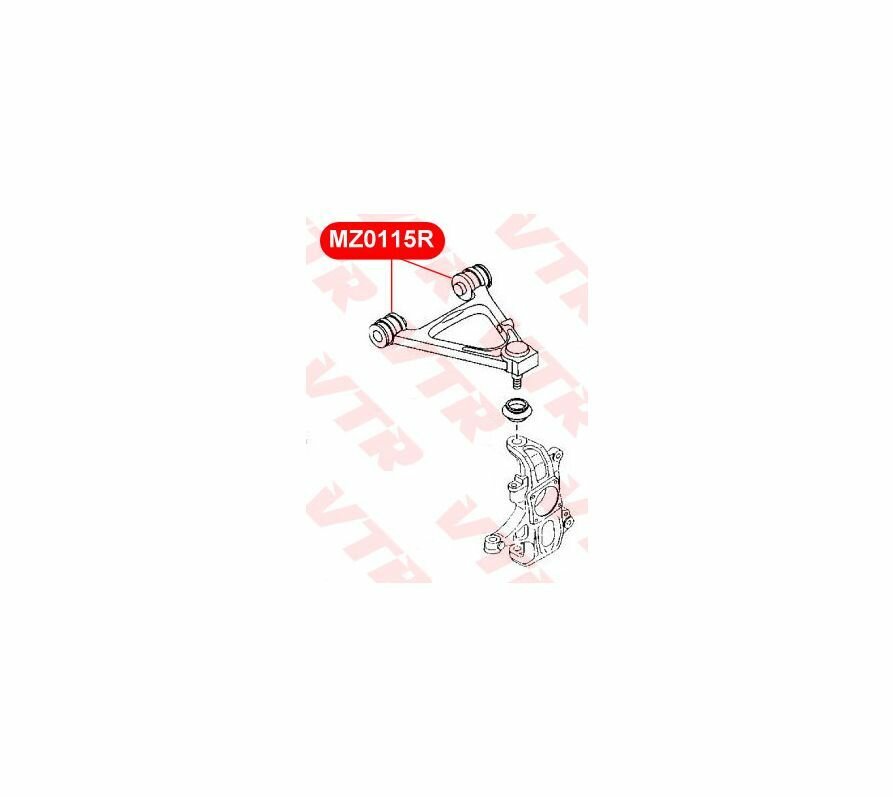 Сайлентблок VTR MZ0115R, для верхнего рычага, передней подвески