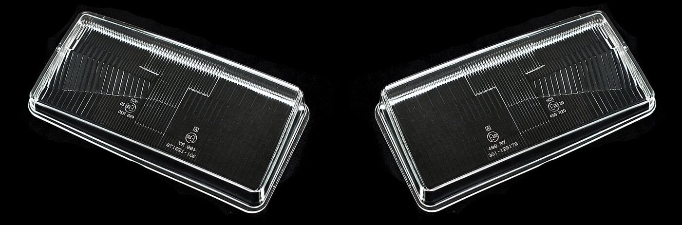 Стекло фары Audi 80 B2 1979-1984 2шт левое и правое