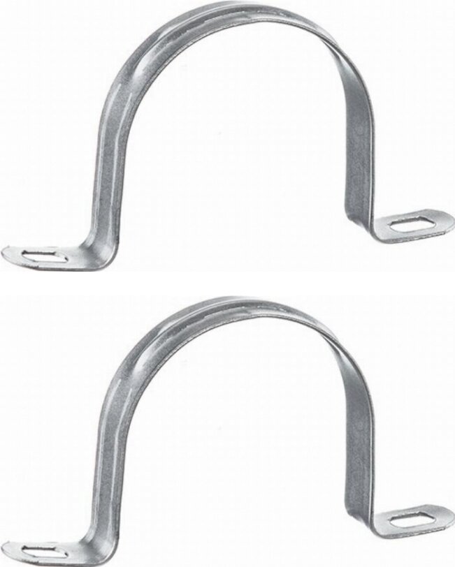 Скоба металлическая двухлапковая IEK D48-50 (комплект из 2 шт.)