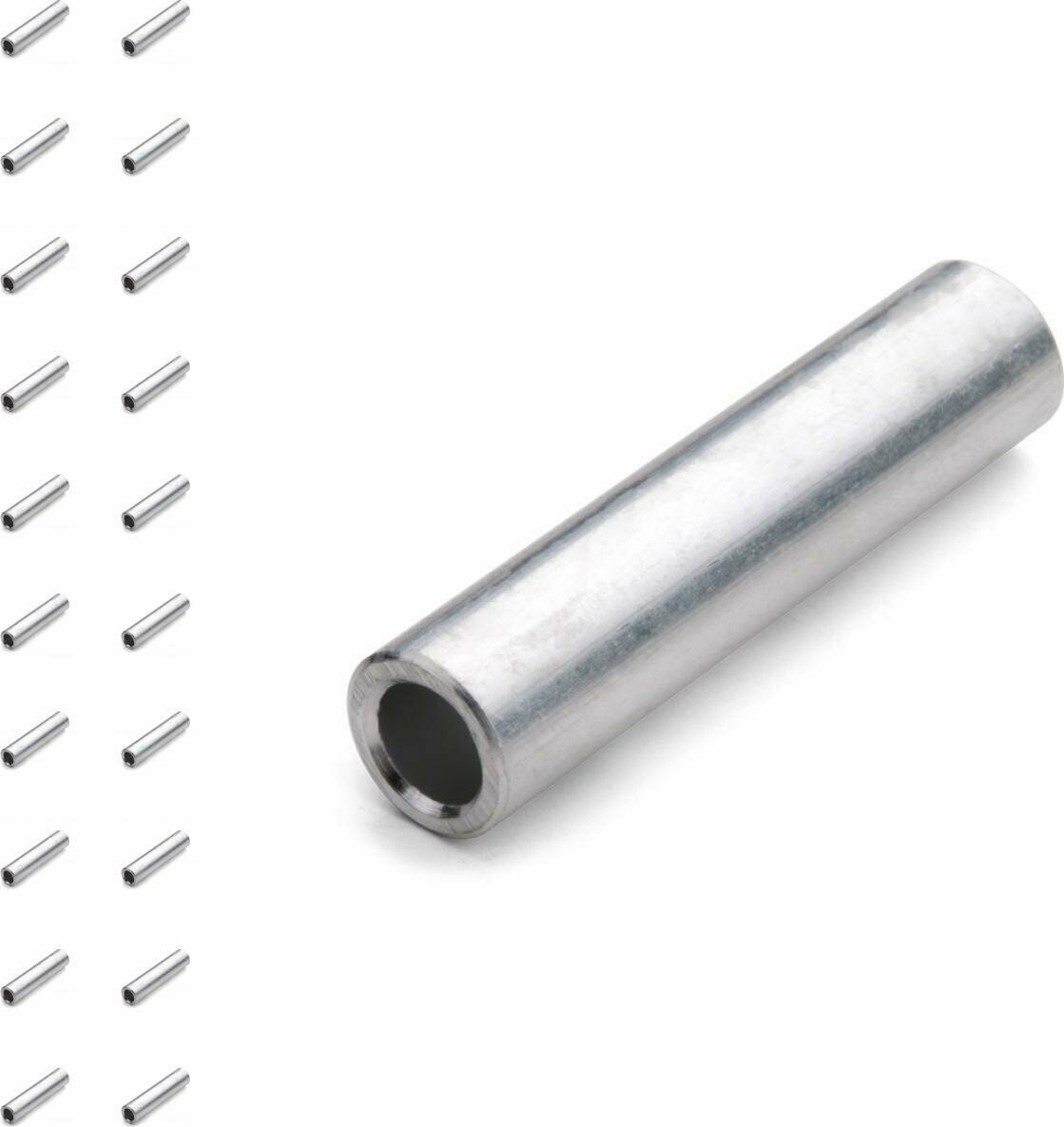 Гильза КВТ ГА 25-7 алюминиевая соединительная (комплект из 50 шт)