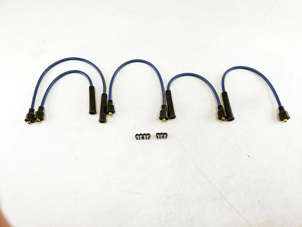 Провода высоковольтные для двигателя ЗМЗ 402, УМЗ 4178, 4218 (с наконечниками, силикон)