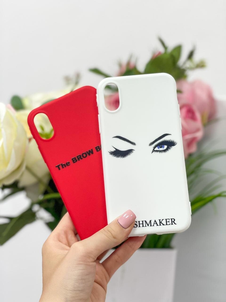 Матовый чехол для Apple iPhone X / Силиконовый чехол на Эпл Айфон 10, белый / чехол для смартфона