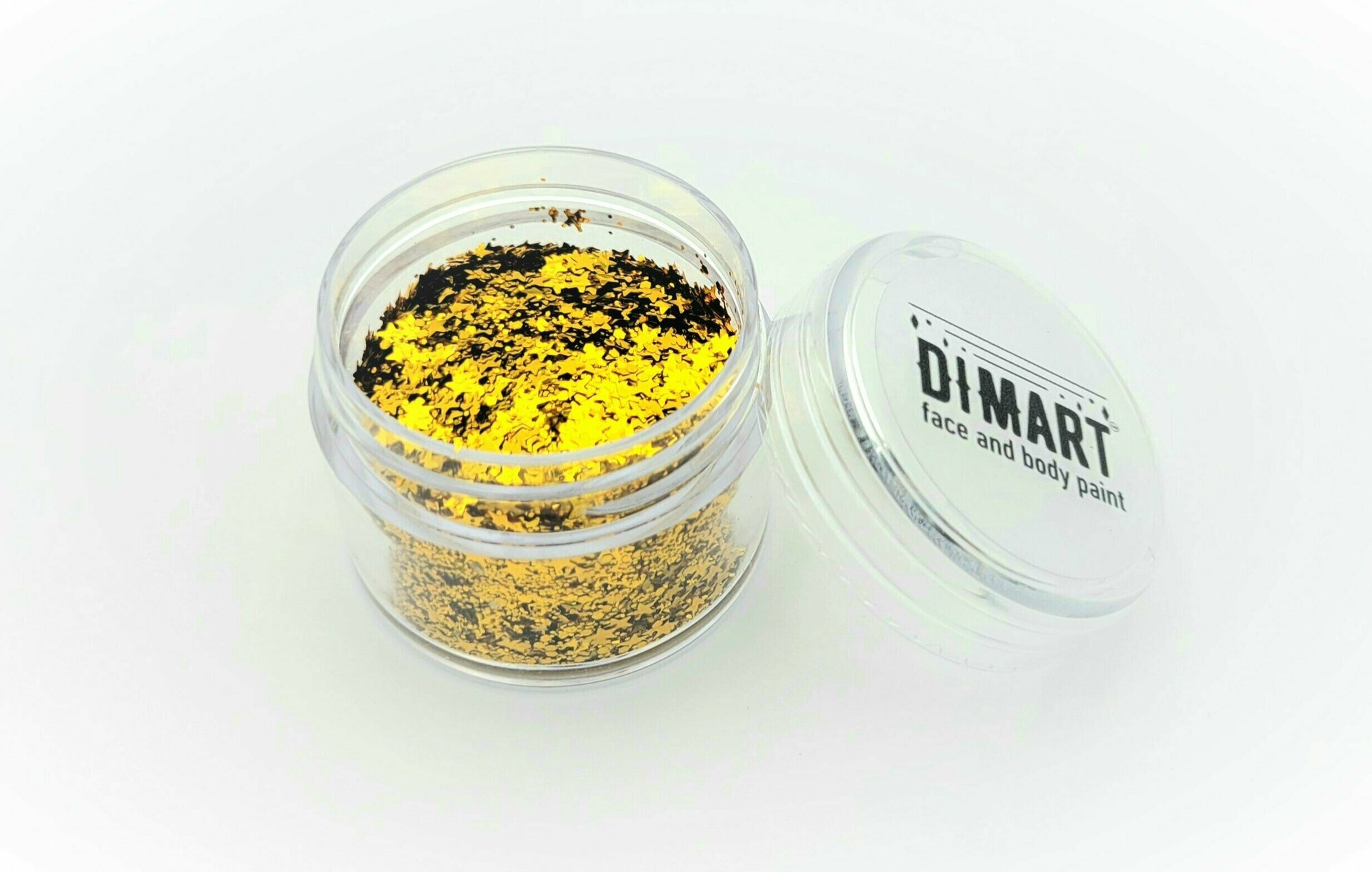 Глиттер сухой 'Dimart' золотой голографический Микс #2 30мл.