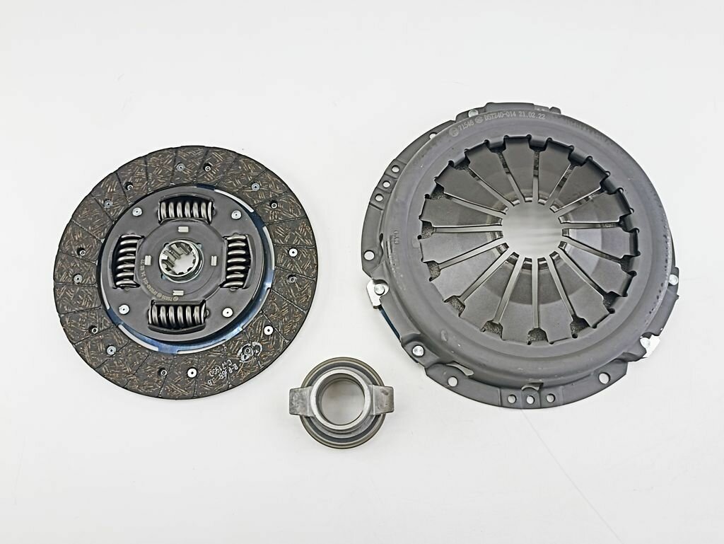 Сцепление для а/м УАЗ Патриот, Хантер, 3162 с двигателем ЗМЗ 409, 514, с демпфером холостого хода, комплект с подшипником
