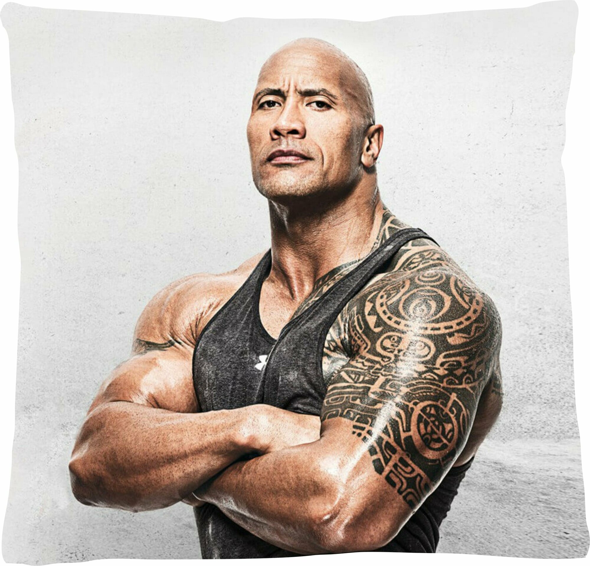 Подушка квадратная Dwayne Johnson Дуэйн Джонсон