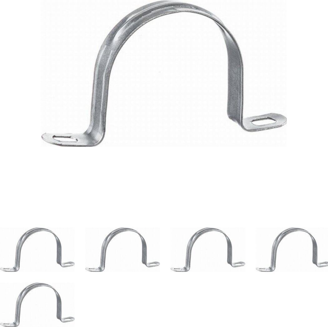 Скоба металлическая двухлапковая IEK D48-50 (комплект из 5 шт.)