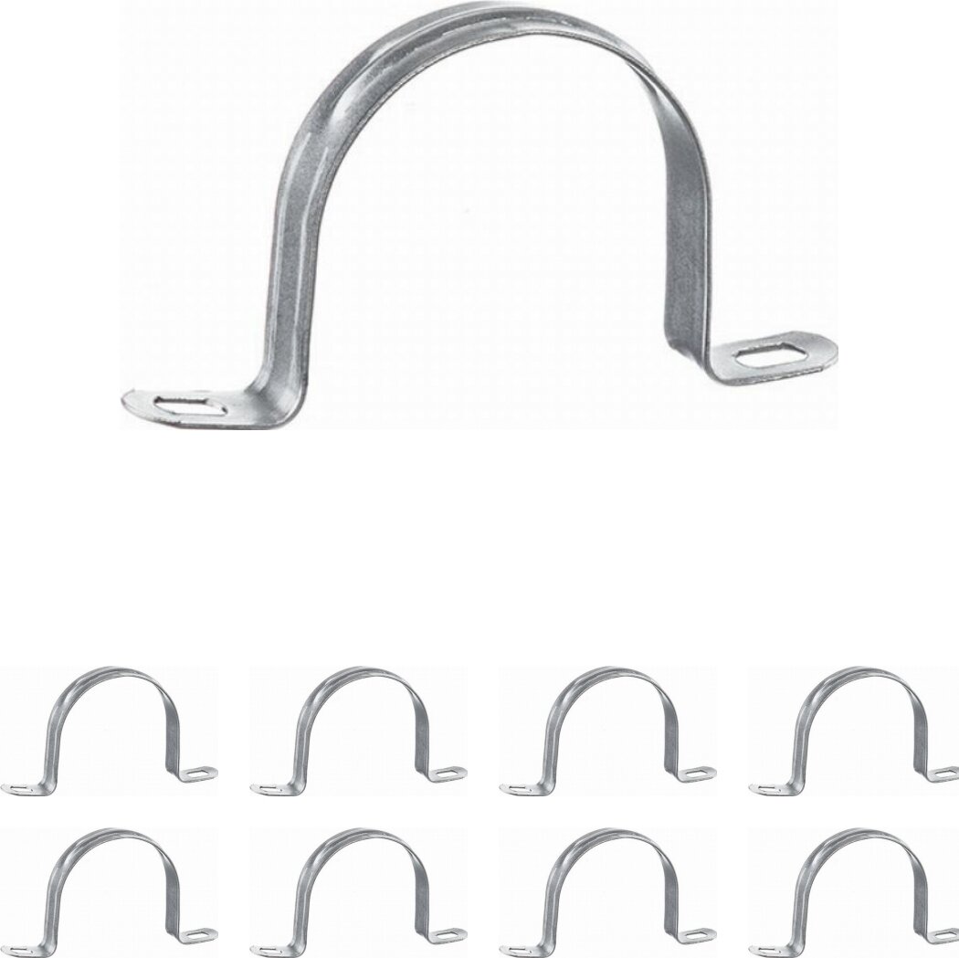 Скоба металлическая двухлапковая IEK D48-50 (комплект из 8 шт.)