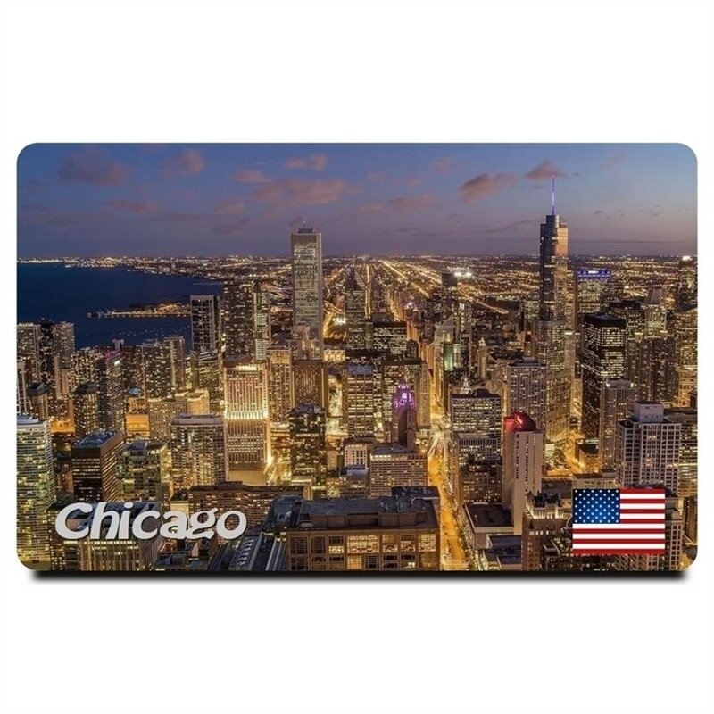 Магнит на холодильник "Чикаго, США"