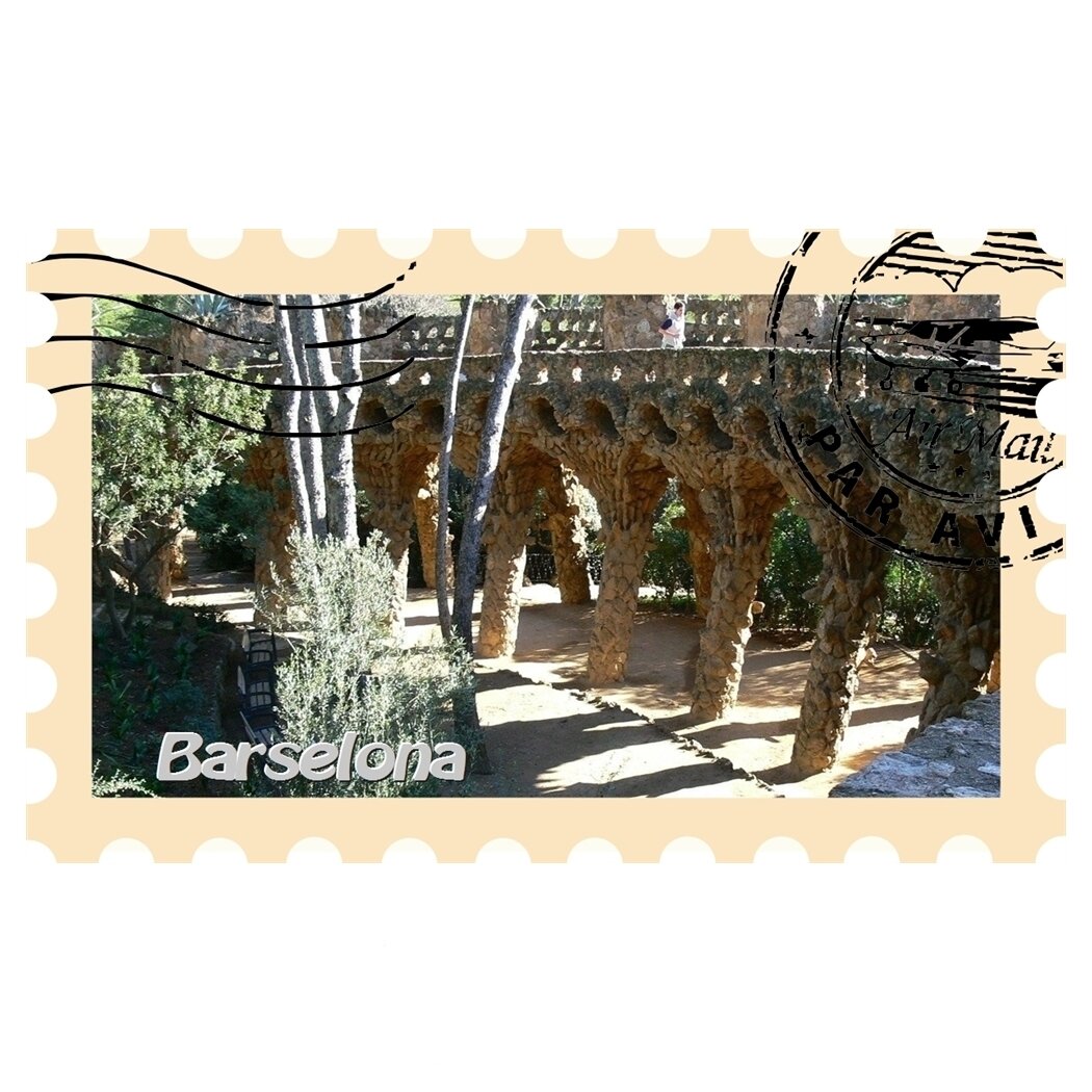 Магнит "Барселона" 58x95mm виниловый