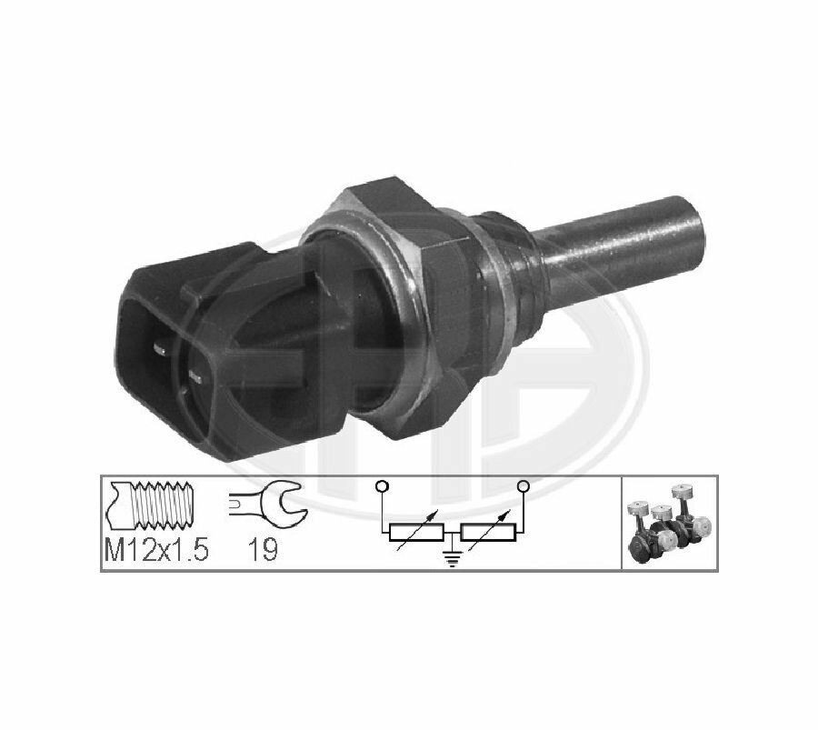 Датчик температура ОЖ/VOLVO