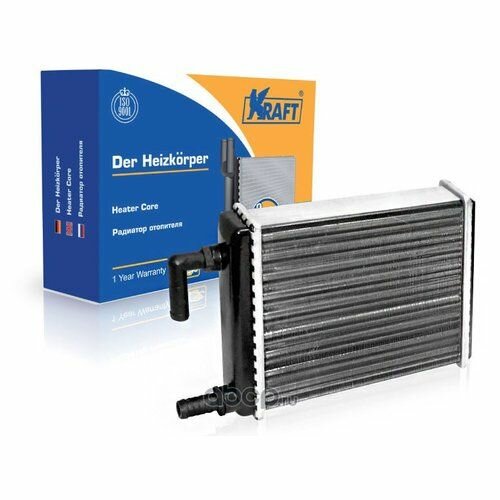 Радиатор печки ГАЗ-3302 KRAFT салонный алюминиевый 104022 Kraft kt104022