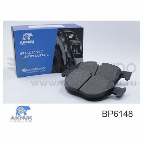 Колодки тормозные дисковые передние BMW X4 (F26), 05/13 -/ X5 (E70, F15, F85), 06/12 -/ X6 (E71, F16, AKNUK BP6148