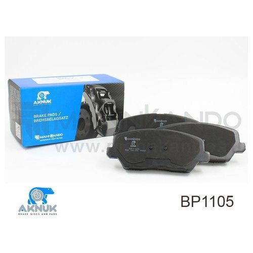 Колодки тормозные дисковые AKNUK BP1105