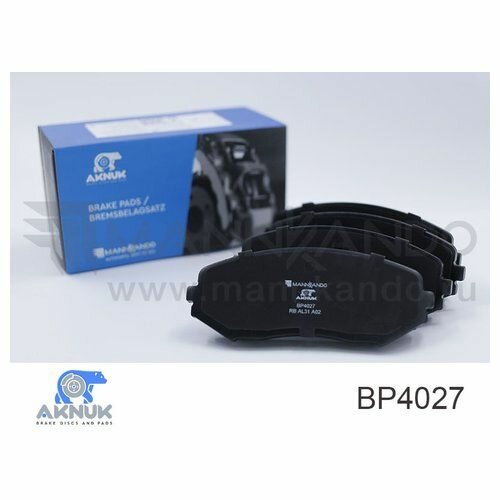 Колодки тормозные дисковые передние SUZUKI GRAND VITARA I (FT, HT), 03/98 -/ GRAND VITARA II (JT, TE AKNUK BP4027