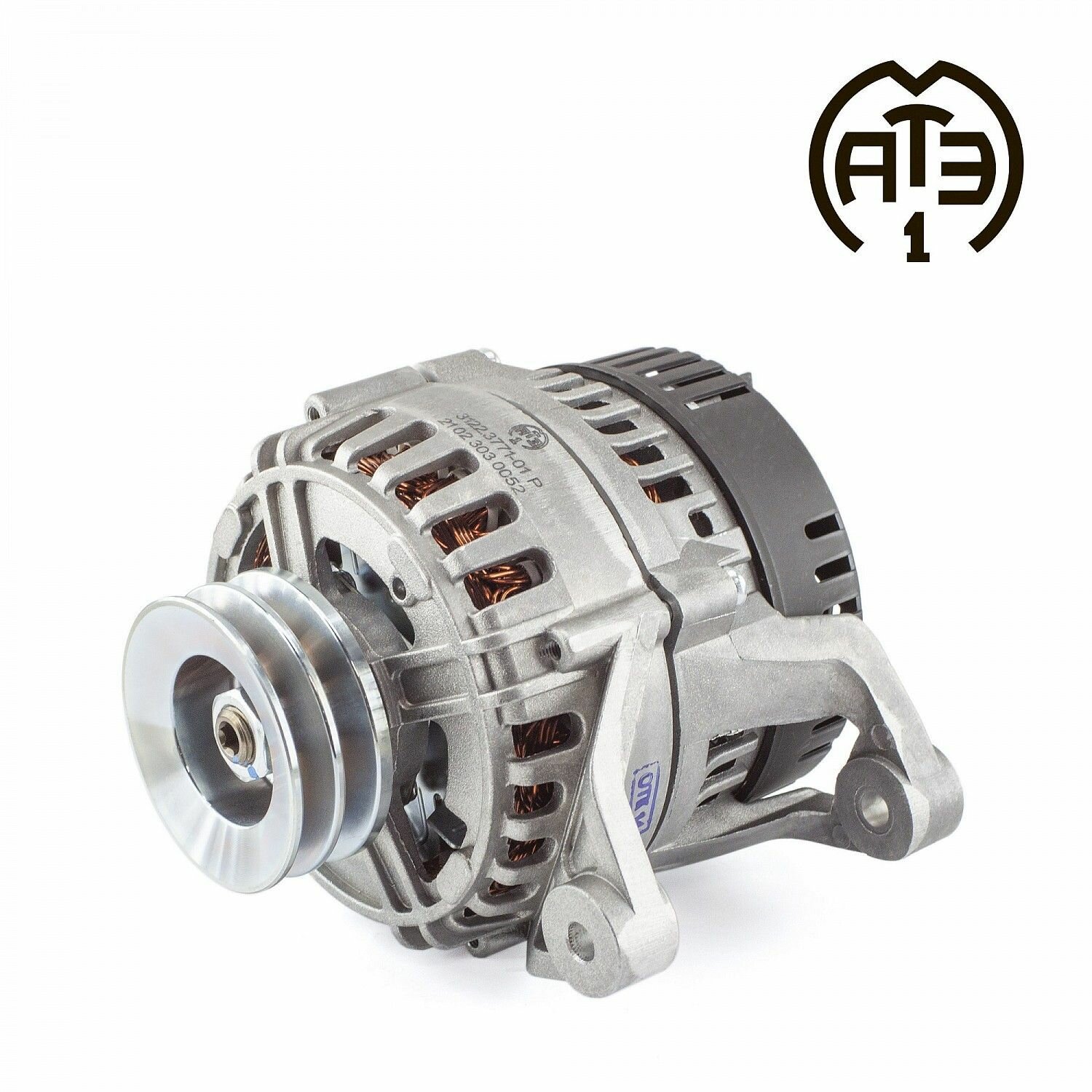 Генератор КАМАЗ-740.11,740.13, икарус двигатель Д-463.10 (28В/80А) тип охлаждения внутренний "АТЭ-1", 3122.3771-01