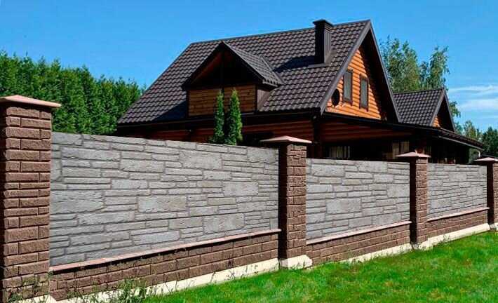 Фотосетка для забора и фасада 3 х 1 м с люверсами / Камни 4