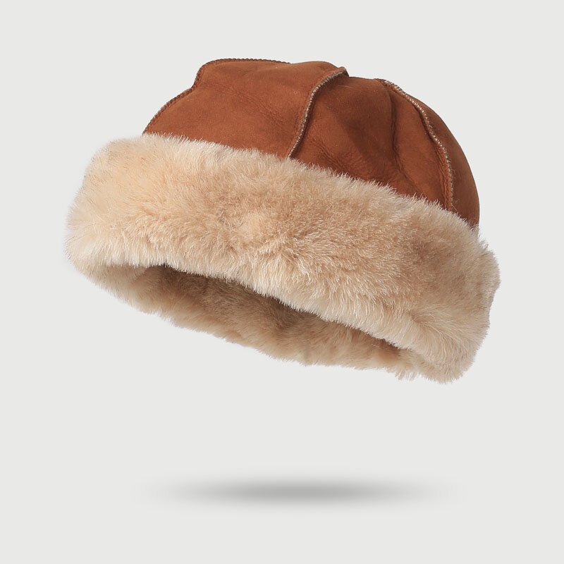 Шапка для бани и сауны из овчины Боярка