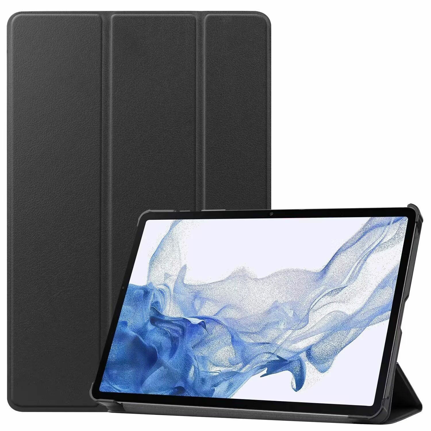 Чехол на Samsung Galaxy Tab S10 Lite / SM-X400, SM-X406, SM-X406B, умный с магнитом, черный