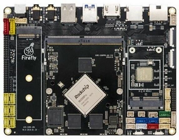 Плата микрокомпьютера FireFly Core-3399Pro-JD4 3G / 16G