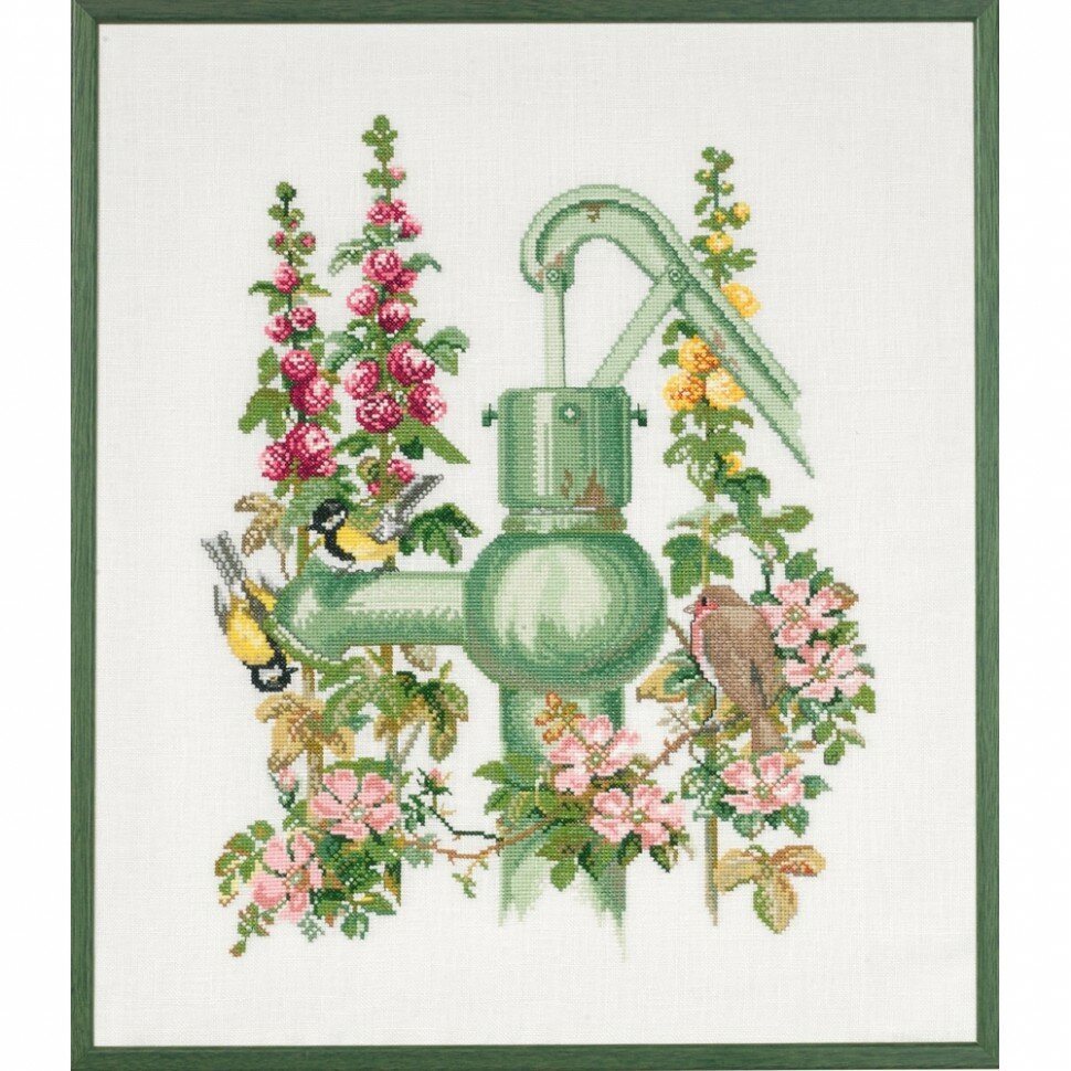 Набор для вышивания Eva Rosenstand #974-135 Водяной насос, Счетный крест, 43 x 50 см