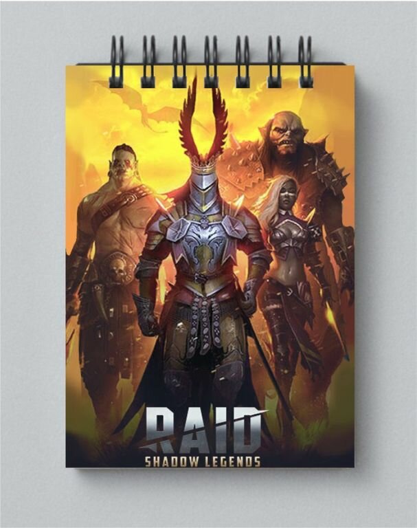 Блокнот Raid: Shadow Legends, Рейд: Шедоу Ледженс, Рейд: Легенды Теней №10, А6
