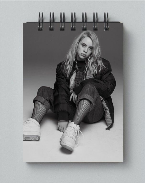 Блокнот Billie Eilish , Билли А? йлиш № 8, А6