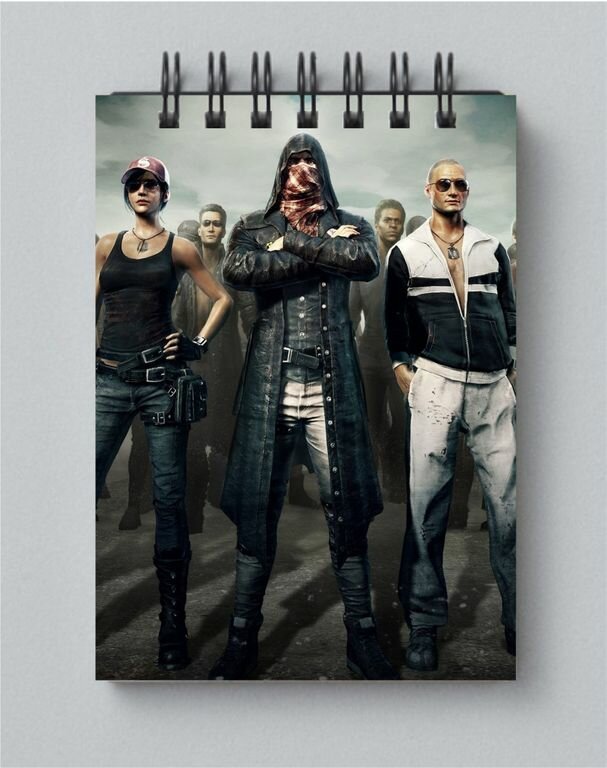 Блокнот PlayerUnknown’s Battlegrounds, PUBG, пубг №22, А5