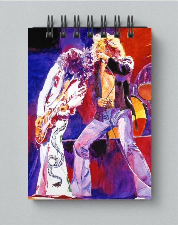 Блокнот Led Zeppelin, Лед Зеппелин №9, Размер А6, 10 на 15 см