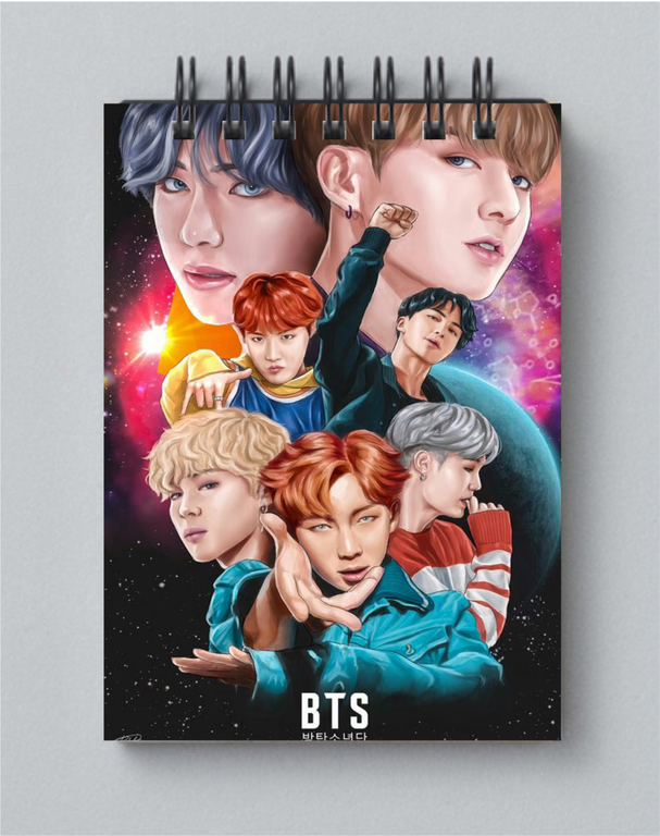 Блокнот BTS, БТС №74, А6