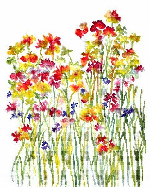 Акварель цветов M581