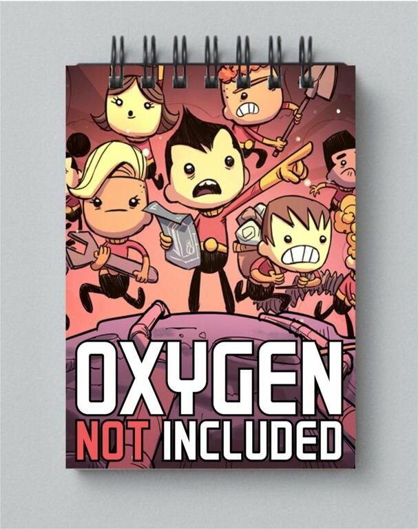 Блокнот OXYGEN NOT INCLUDED, оксиген НОТ инклюдед №7, А6