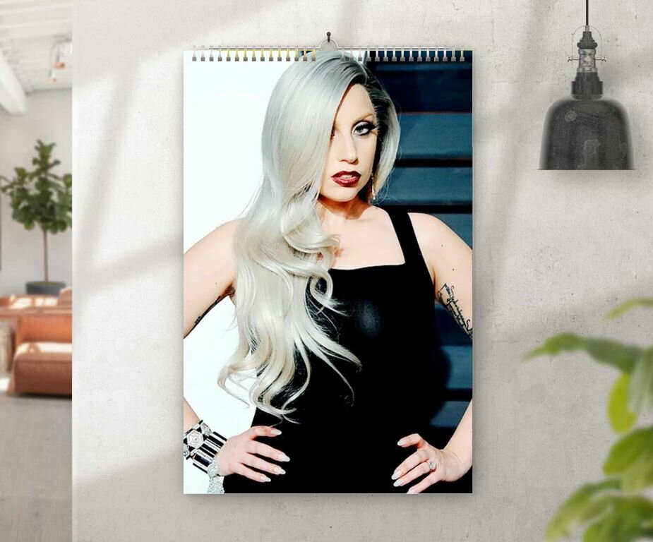 Календарь перекидной Леди Гага, Lady Gaga №7, А3