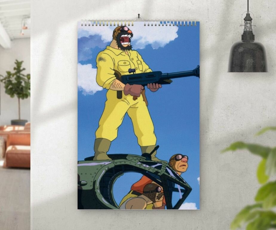 Календарь перекидной Порко Россо, Porco Rosso №28, А4