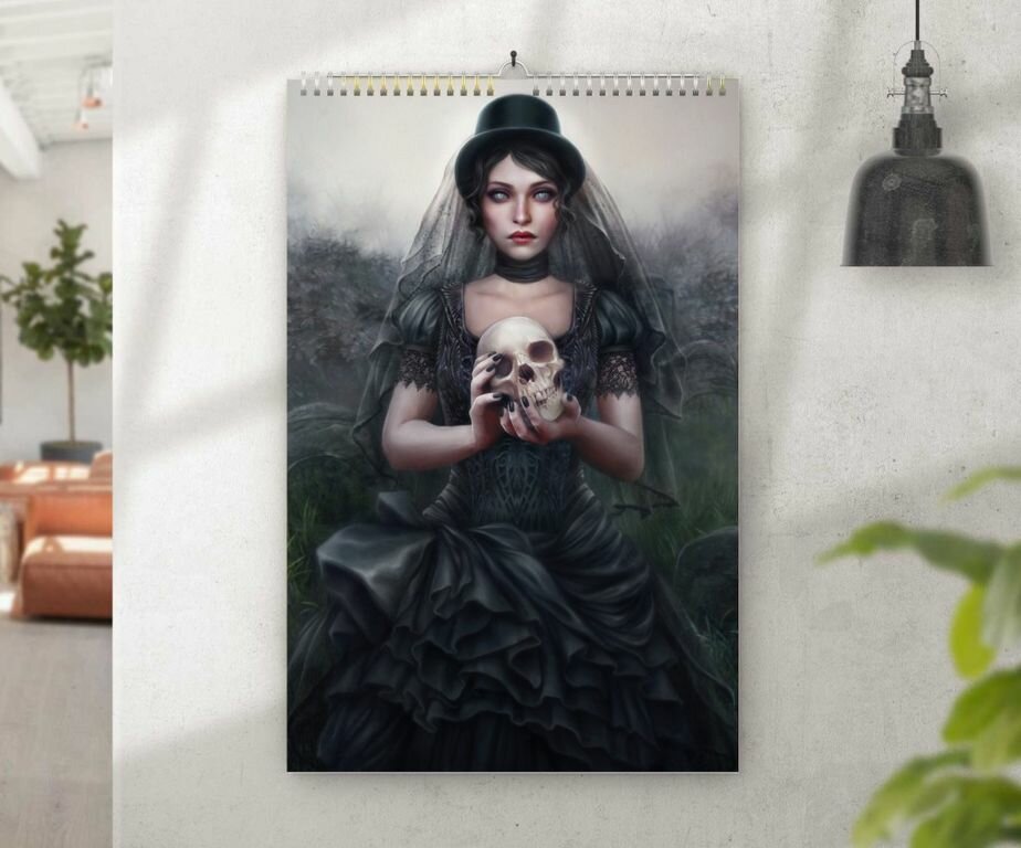 Календарь перекидной Готика, Gothic №12, А4