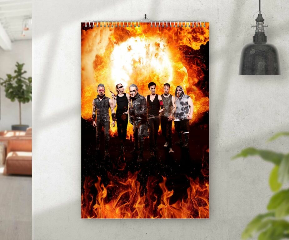 Календарь перекидной Rammstein, Рамштайн №20, А4
