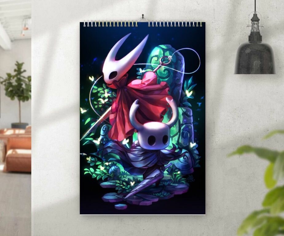 Календарь перекидной Hollow Knight, Холлоу Найт №7, А4