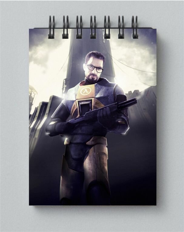 Блокнот Half-Life, Халф Лайф №6, А5, 15 на 21 см