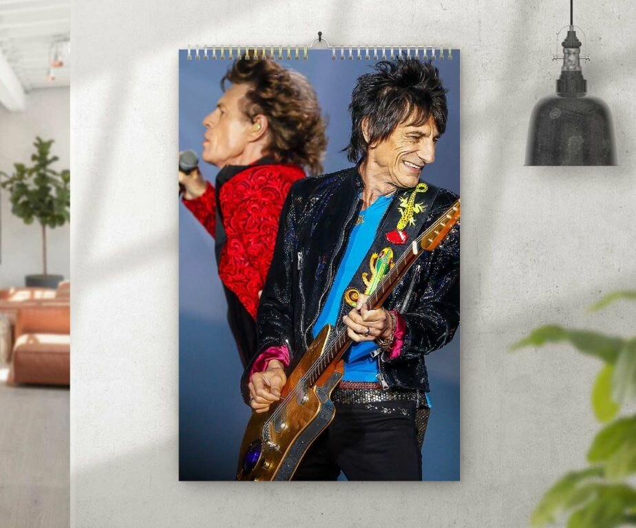 Календарь перекидной The Rolling Stones, Роллинг Стоунз №21, А4