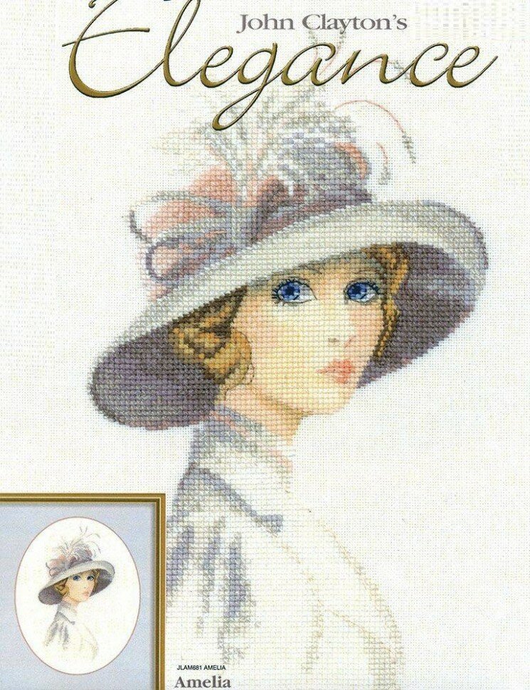Схема для вышивания Heritage #JLAM681C Amelia (Амелия)