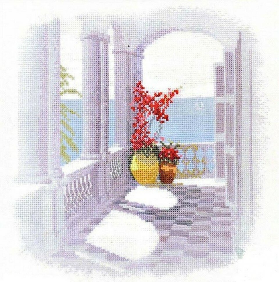 Схема для вышивания Heritage #JOST832C Sun Terrace (Солнечная терасса)