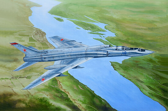01688 Trumpeter Советский двухместный перехватчик ТУ-128УТ 1/72